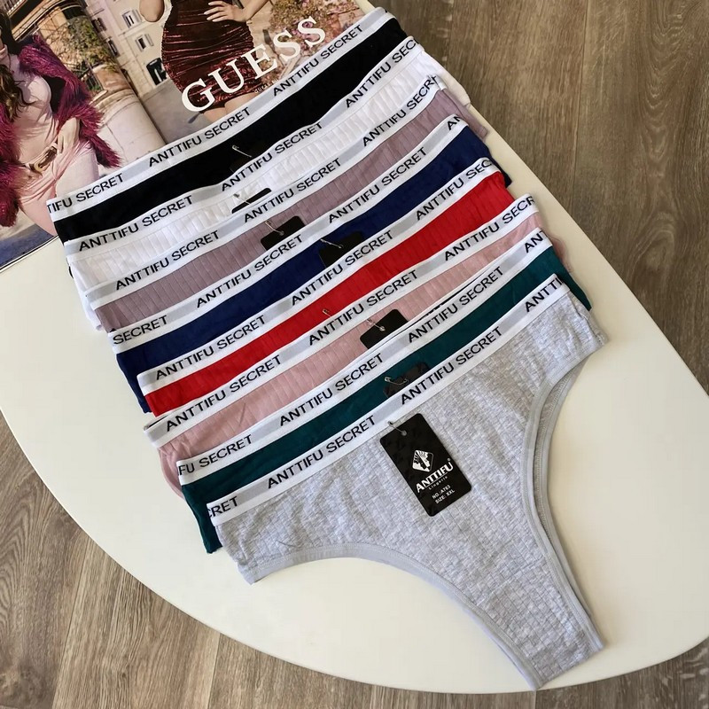 Жіночі бавовняні трусики бразиліана ANTTIFU #A763 - Купити в Україні, Києві, Харкові, Одесі ...